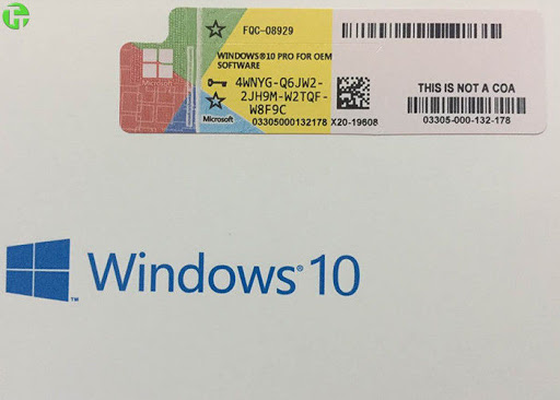 Microsoft Windows 10 Pro Sticker | GrandHub Technologies Ltd